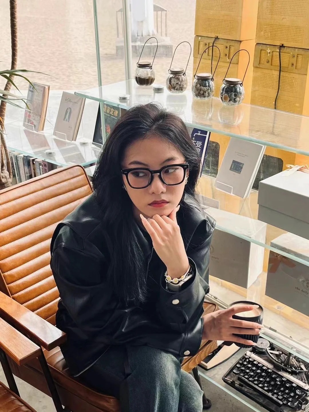 BOOMO - Blue Light Glasses KUBO black frame large frame men and women ...