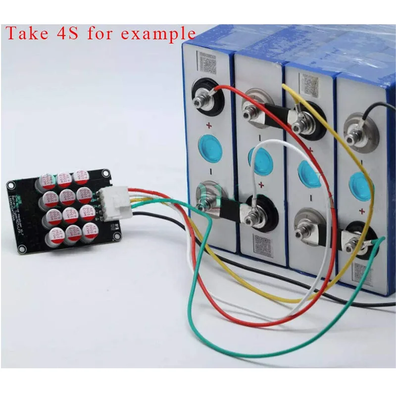3S 4S 12V 5A Battery Active Equalizer BMS Balancer Lipo Li-ion LFP LiFePO4 Lithium Battery ...