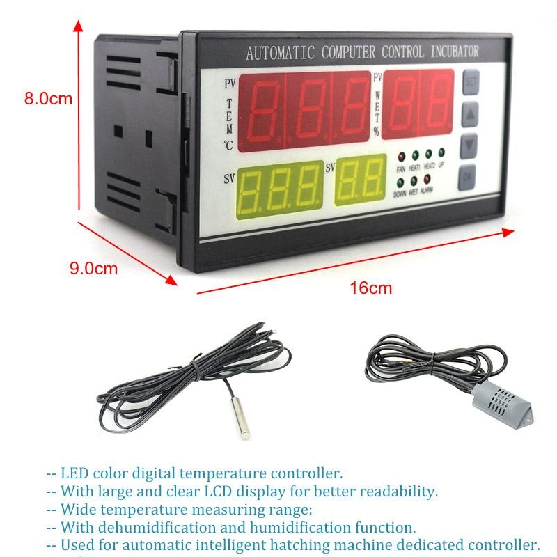220V XM-18 Egg Incubator Temperature Controller Digital Thermostat for ...