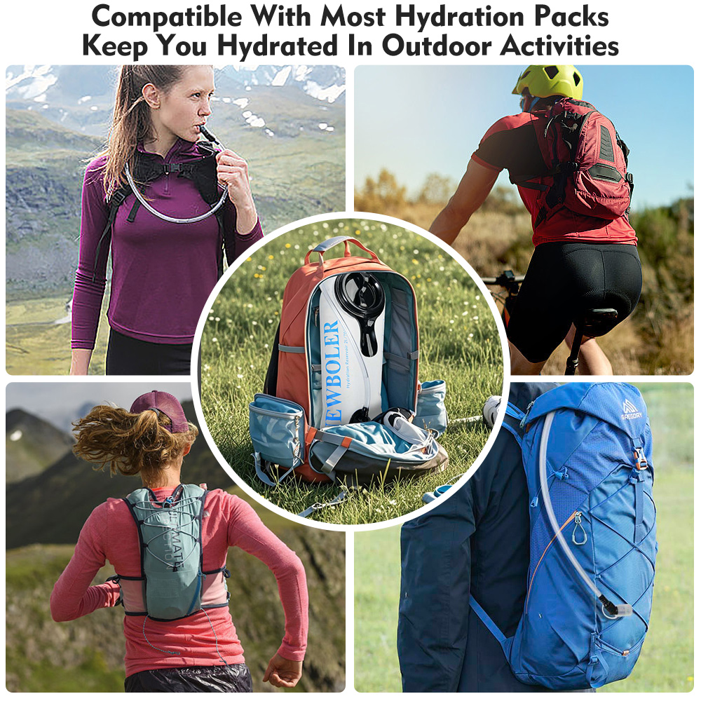 Newboler 1.5L 2L 3L Water Bladder PEVA BPA-Free Running Hydration ...