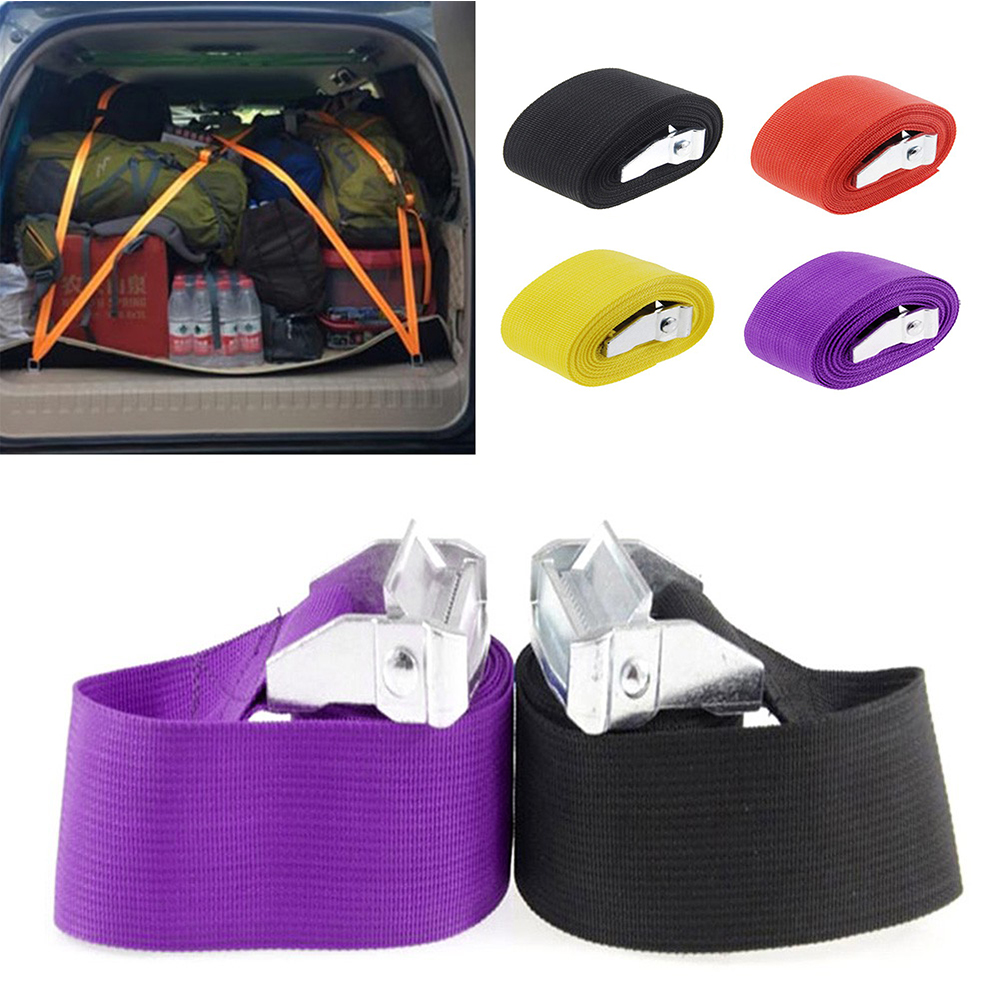 Luggage Straps Motorcycle Bike Luggage Bag Buckle Tie-Down Belt Cargo ...