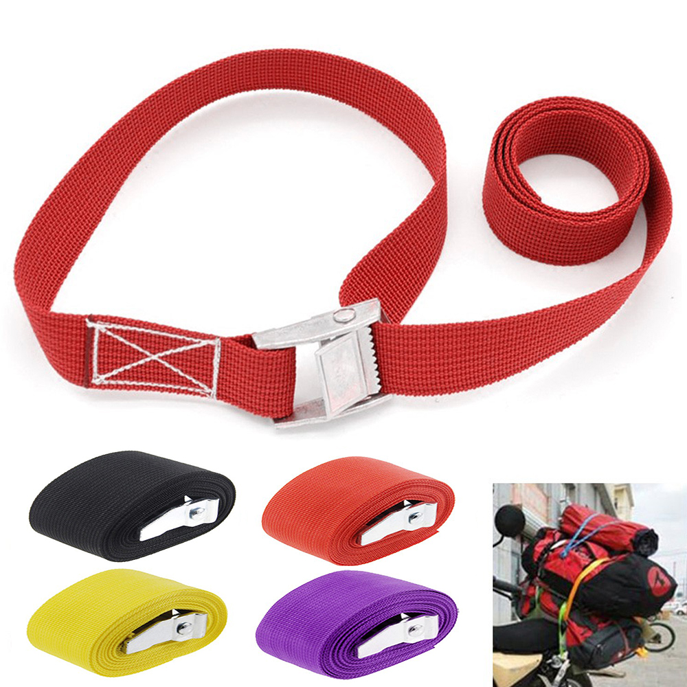 Luggage Straps Motorcycle Bike Luggage Bag Buckle Tie-Down Belt Cargo ...