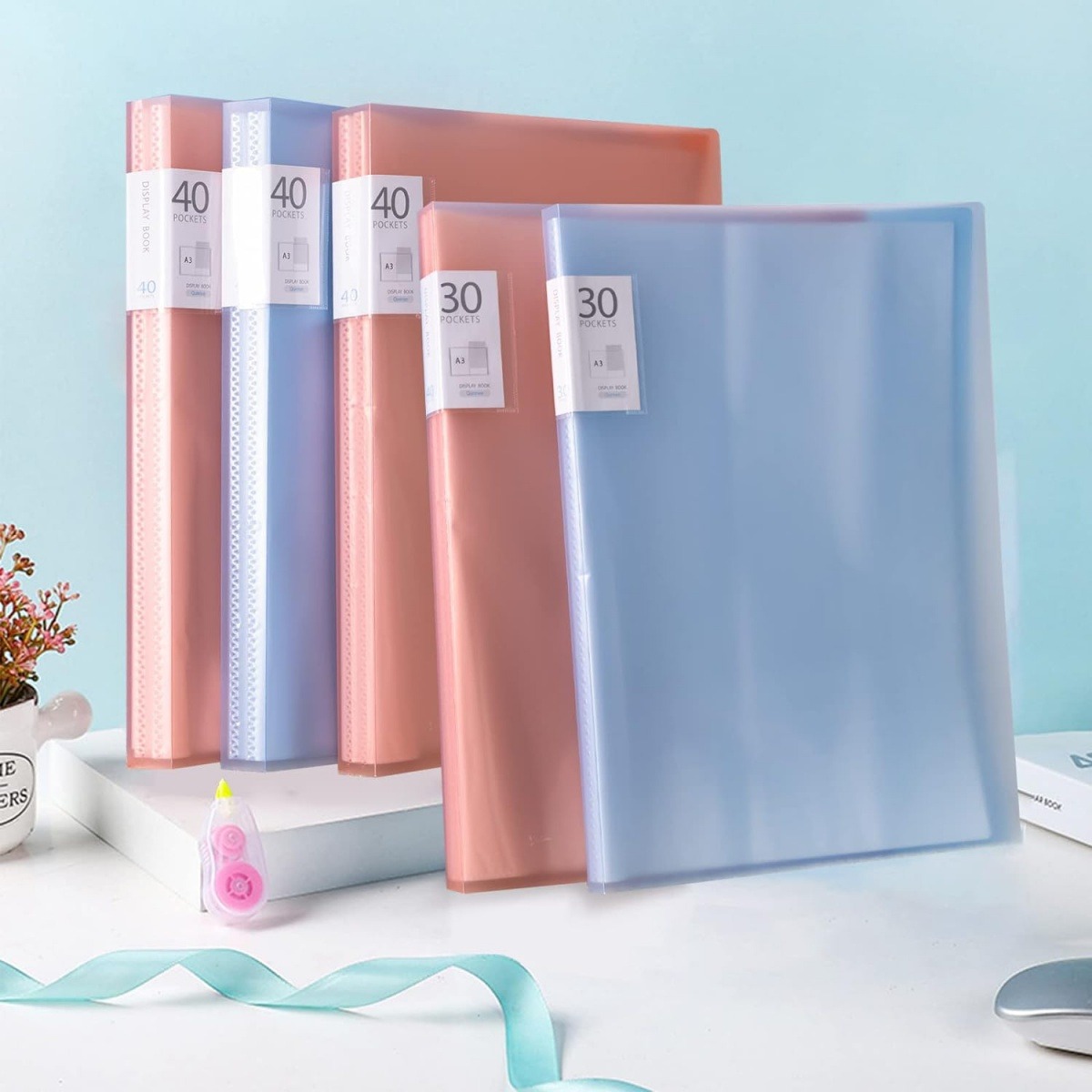 A3 Clear Book Paper Organizer Clear Folder Organizer Clearbook Paper ...