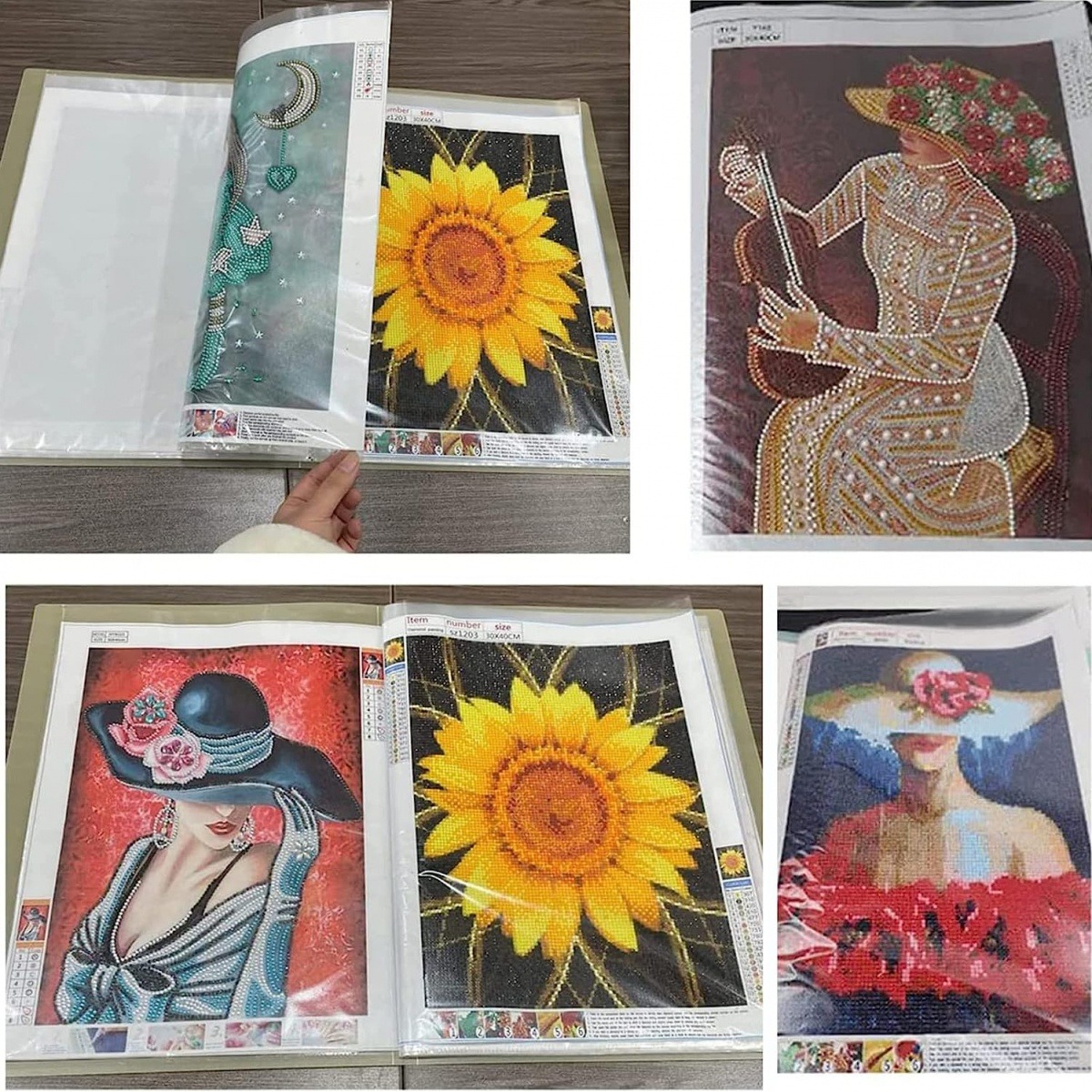 A3 Clear Book Paper Organizer Clear Folder Organizer Clearbook Paper ...