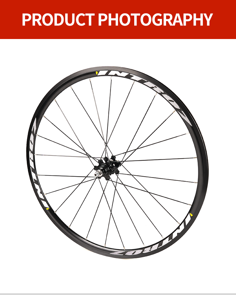 INTRO7 Fixie Wheel Set 20-24H Front and Rear Wheelset Single Speed ...