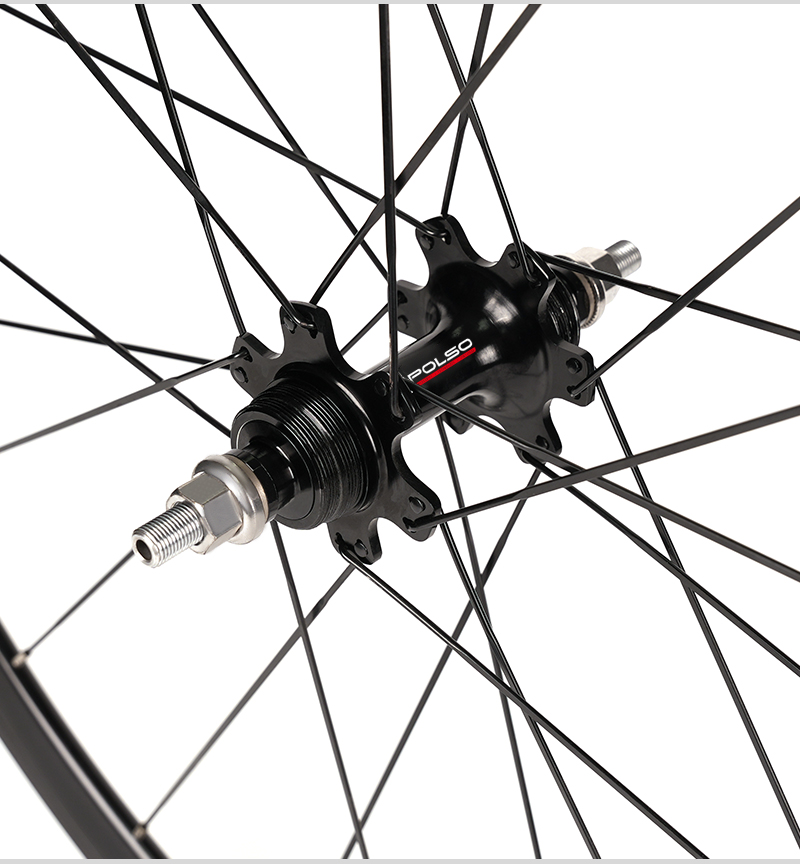 INTRO7 Fixie Wheel Set 20-24H Front and Rear Wheelset Single Speed ...