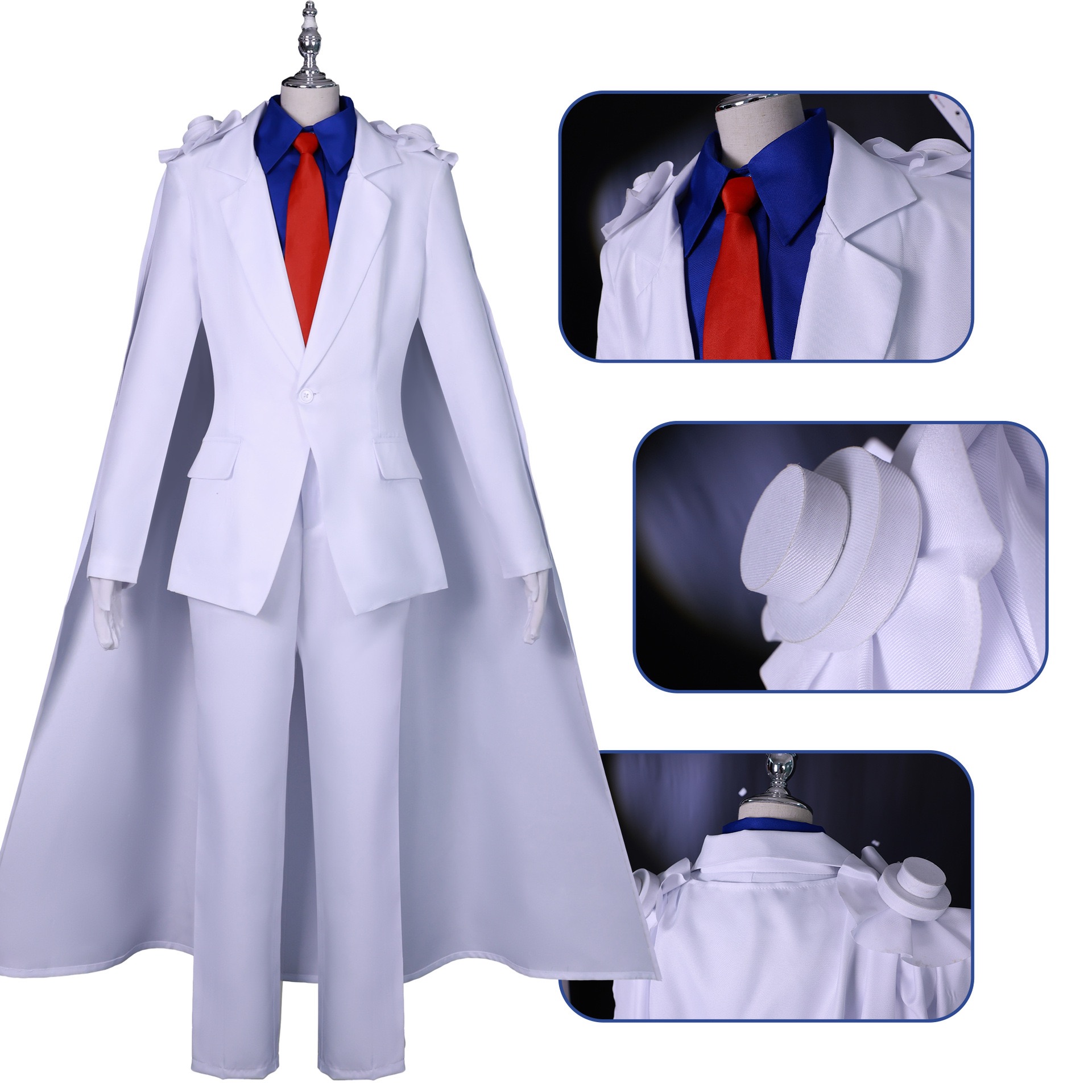 Jingyue Detective Conan Impact Kuroba Kaito Cosplay Costume Wig ...