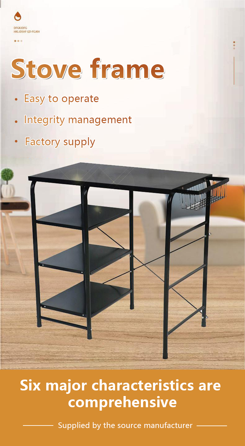 Stainless Steel Gas Stove Stand Kitchen Heavy Duty Organizer Gas Stove ...