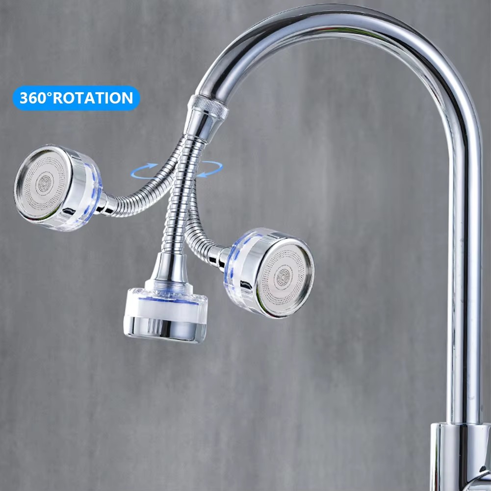 360 Degree Rotatable Water Tap Filter Spray Head Filter Faucet Kitchen ...