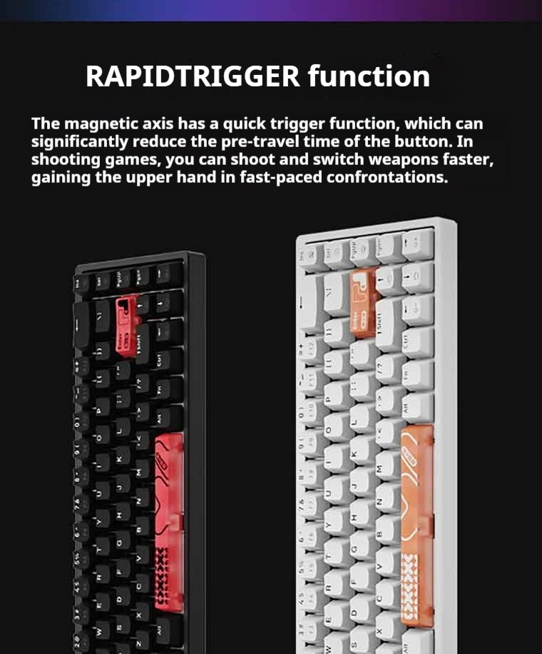 Lenovo xiaoxinK6 aluminum alloy wired magnetic axis keyboard, 8k return ...
