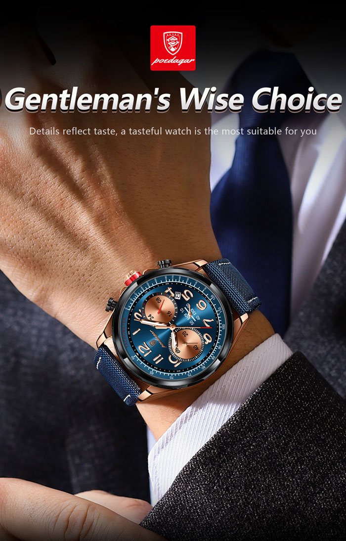 POEDAGAR Sport Watch For Men Waterproof Original Multifunctional New ...