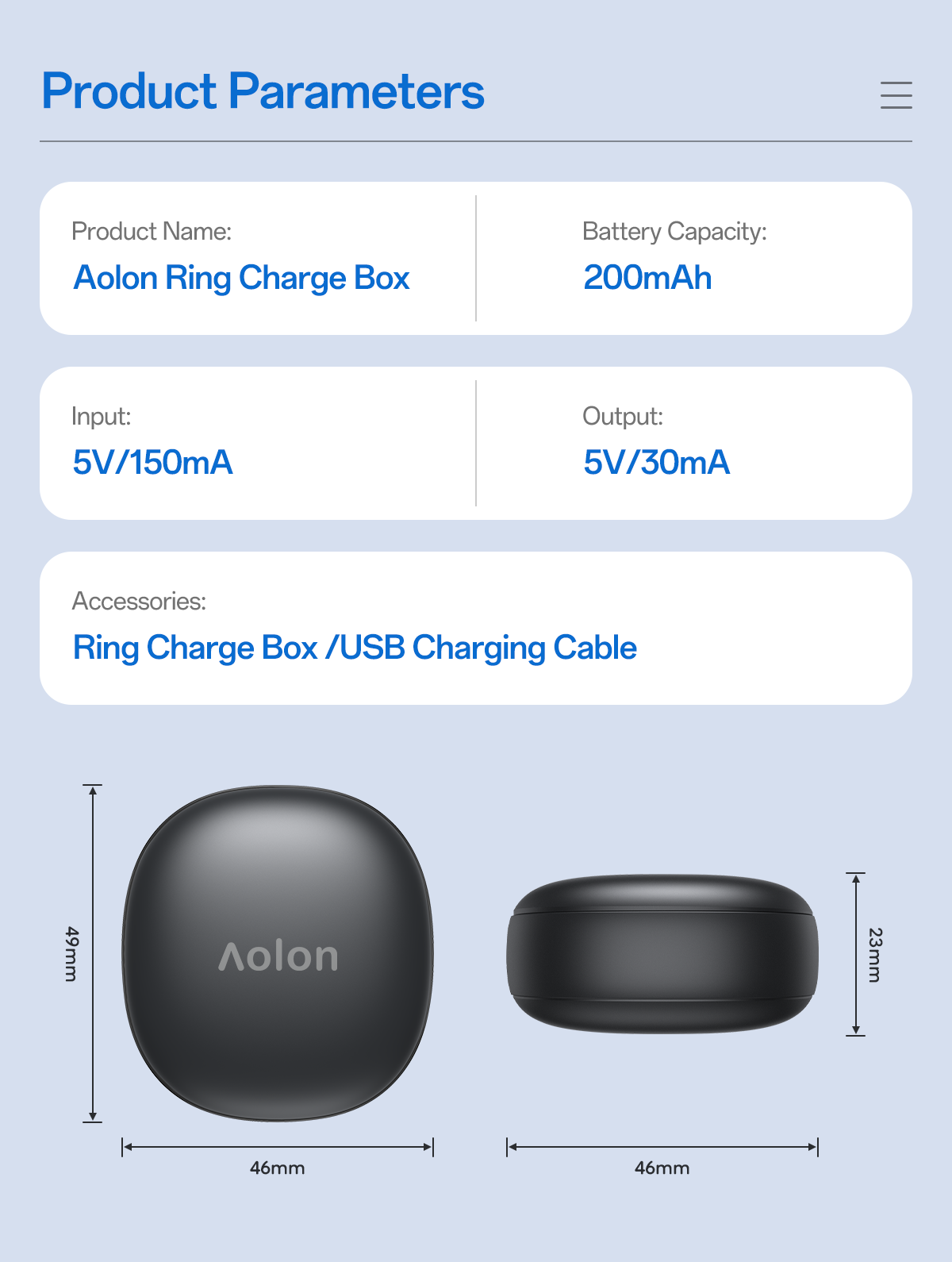 Aolon Smart Ring Gen3 Charging Bay/Charger | Shopee Philippines