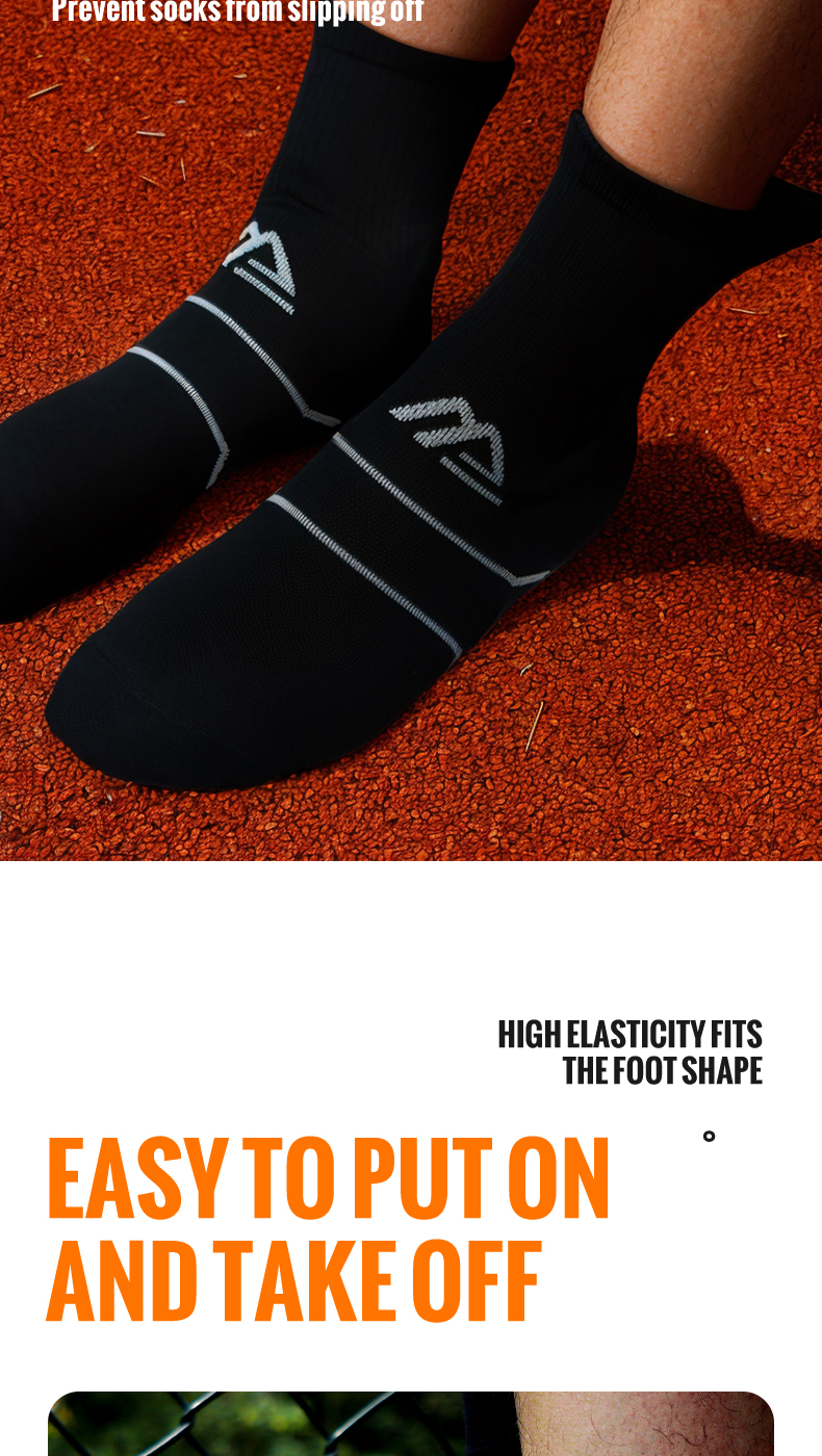 Professional Marathon Running Fitness Short Socks Women Men Sweat ...