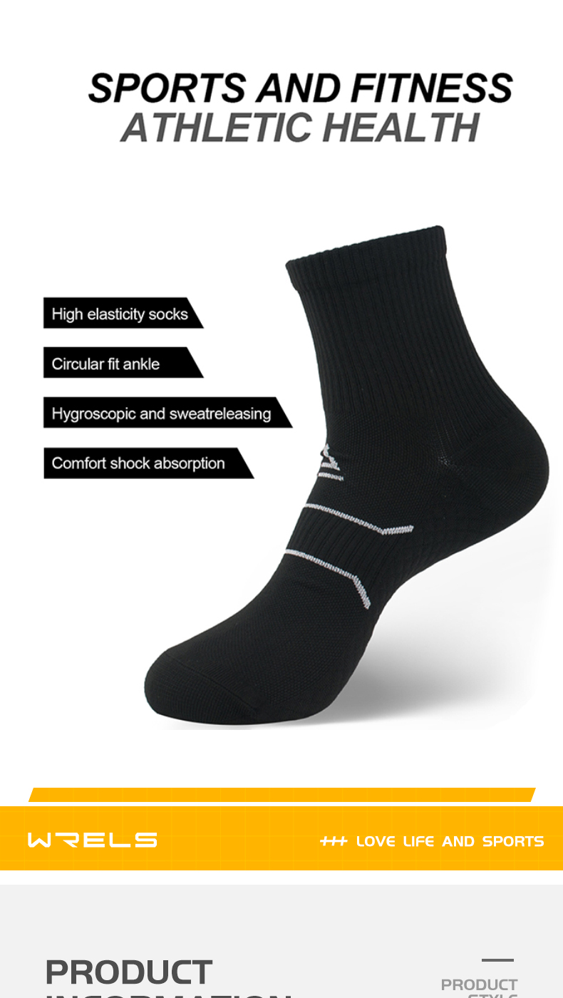 Professional Marathon Running Fitness Short Socks Women Men Sweat ...