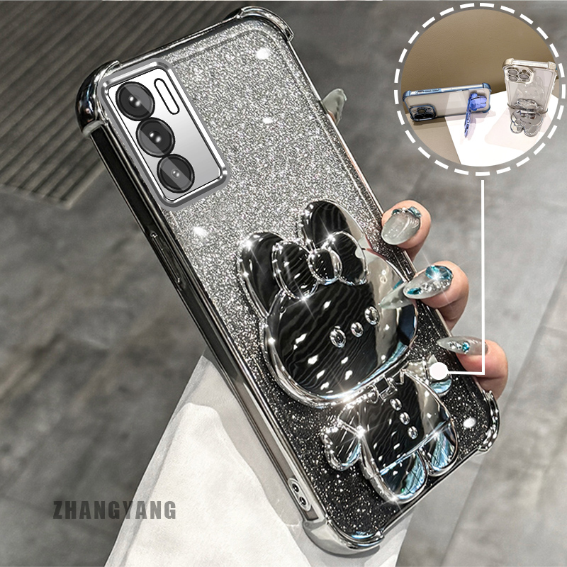 Case For OPPO RENO 12 5G RENO 12 Pro 5G Electroplating glitter anti ...
