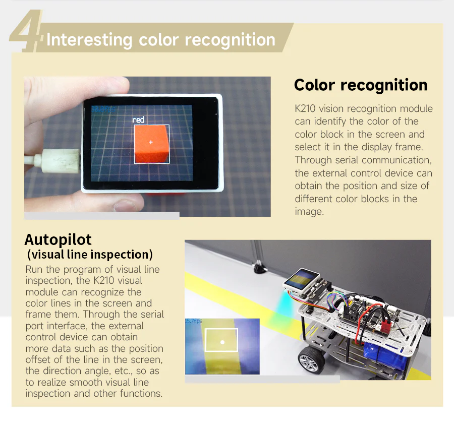 K210 Visual Recognition Module AI Artificial Intelligence CanMV Face ...
