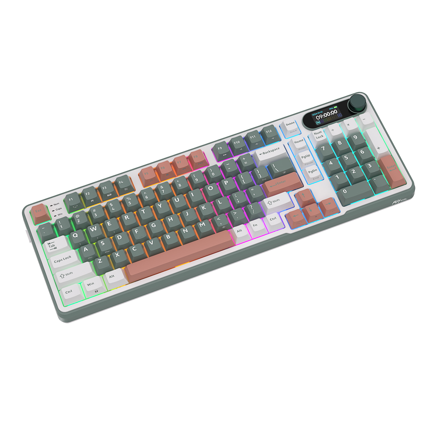 Royal Kludge RK S98 RK R75 Keycaps 98 Key 81 Key Mechanical keyboard ...