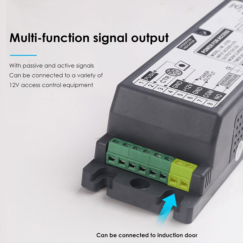 AC220V Input NO/NC Output 12VDC Access Control Power Supply Switch 5A ...