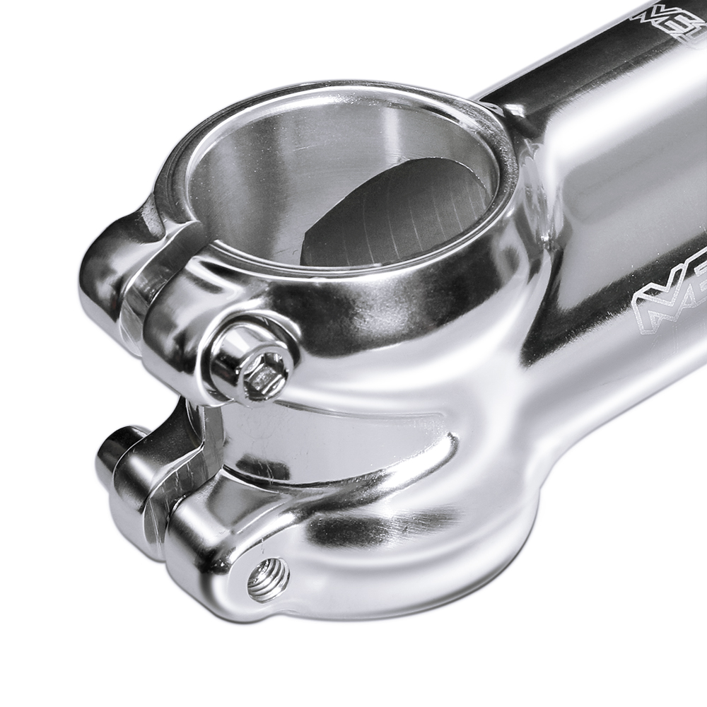 Touring Bike Stem Aluminum Alloy Silver Polished Stem 31.8*60/80mm ...