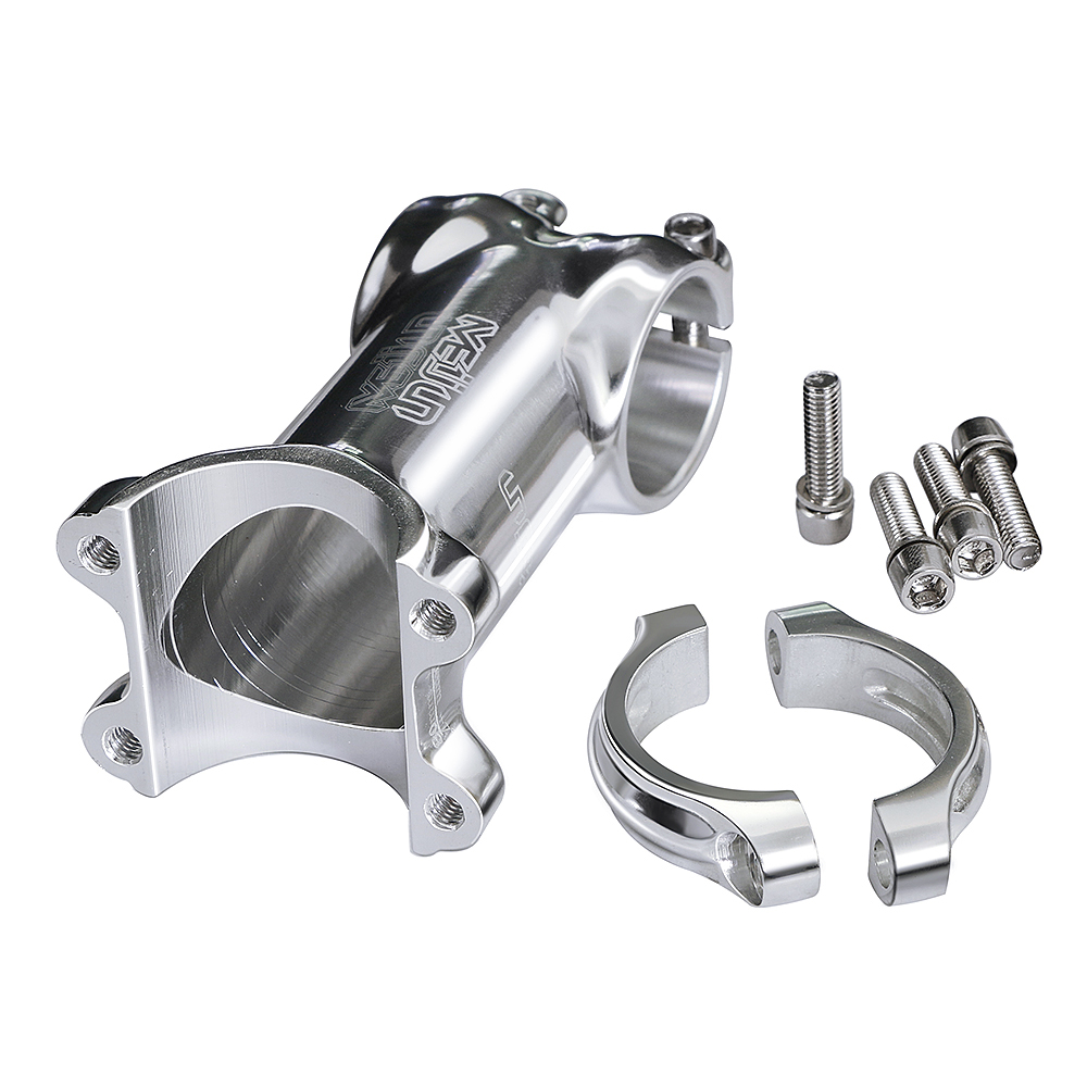 Touring Bike Stem Aluminum Alloy Silver Polished Stem 31.8*60/80mm ...