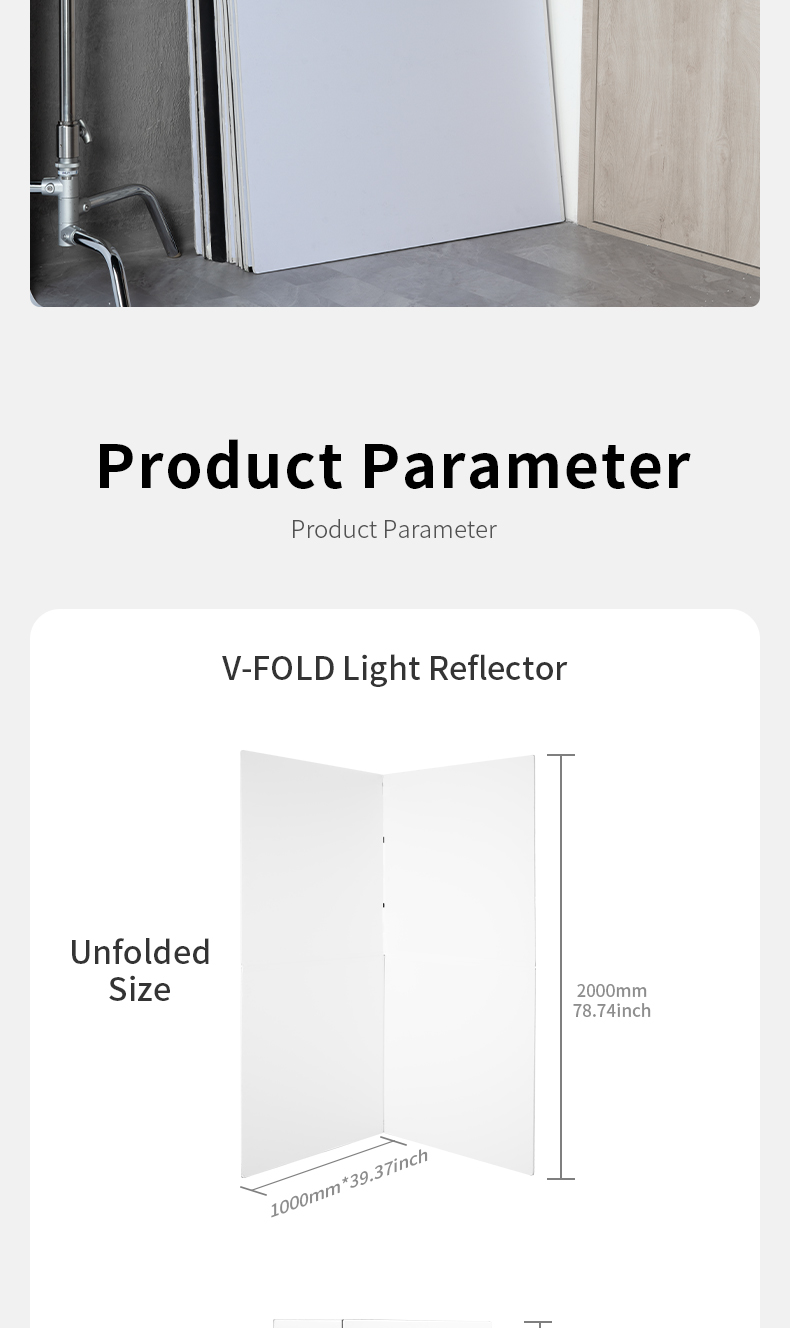 Selens V-FOLD Photography Reflector 2M Portrait Shooting Light ...