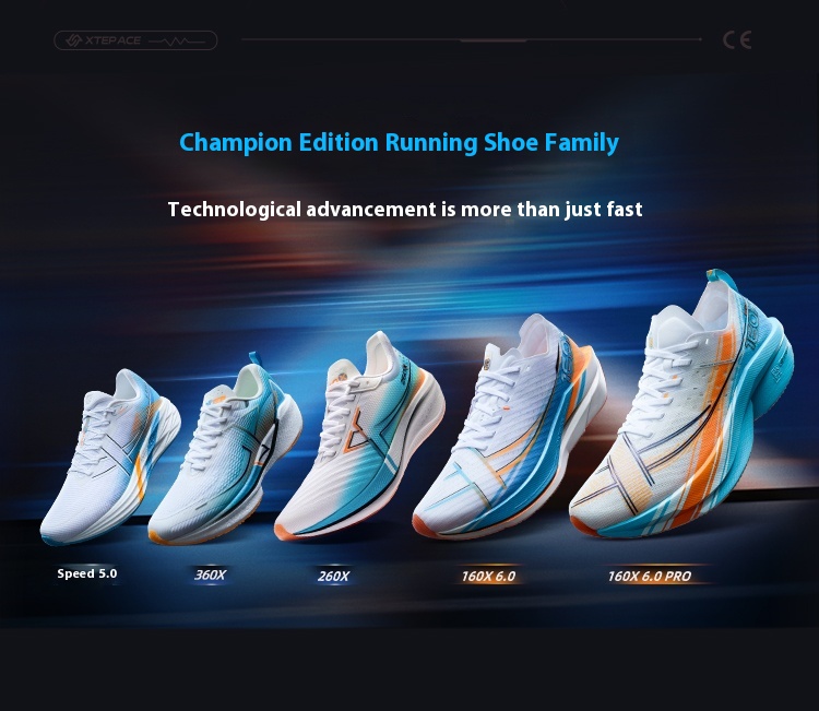 XTEP 160X6.0PRO Champion Running Shoe GT700 Gold Carbon Plate Marathon ...