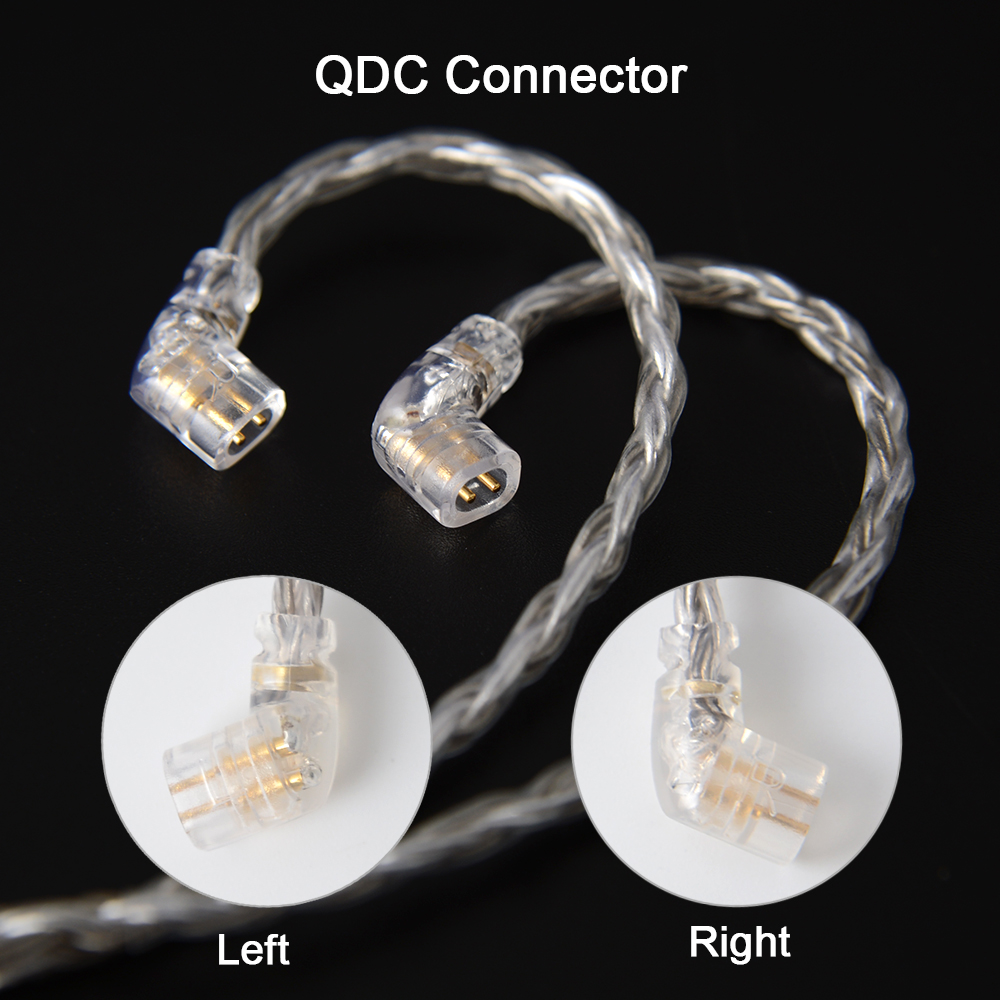 NICEHCK C16-4 16 Core Silver Plated Cable MMCX/2Pin/QDC/NX7 Pin ...