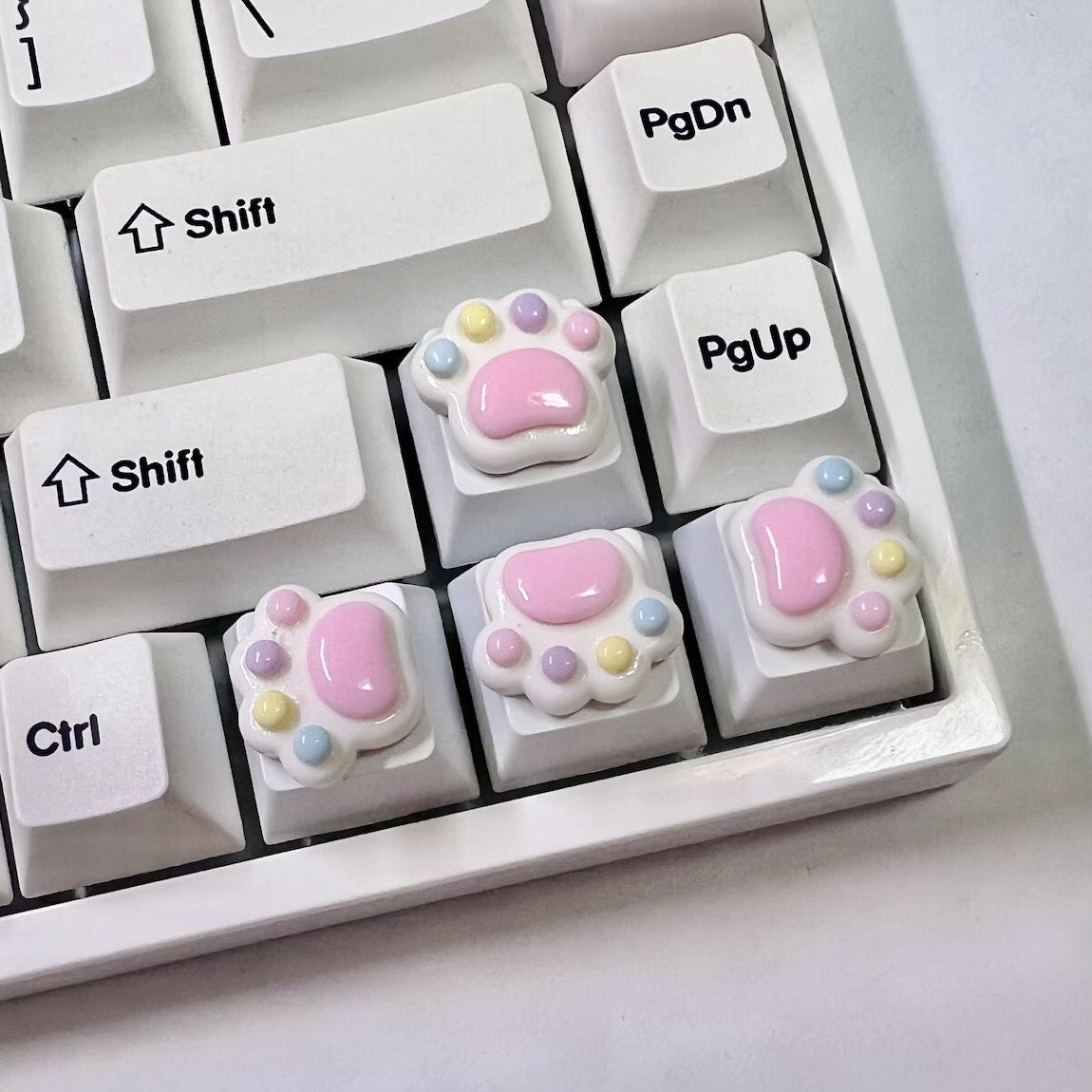 4-pack Personalized Cute Keycaps Cat Claws Directional Keys for Cross ...