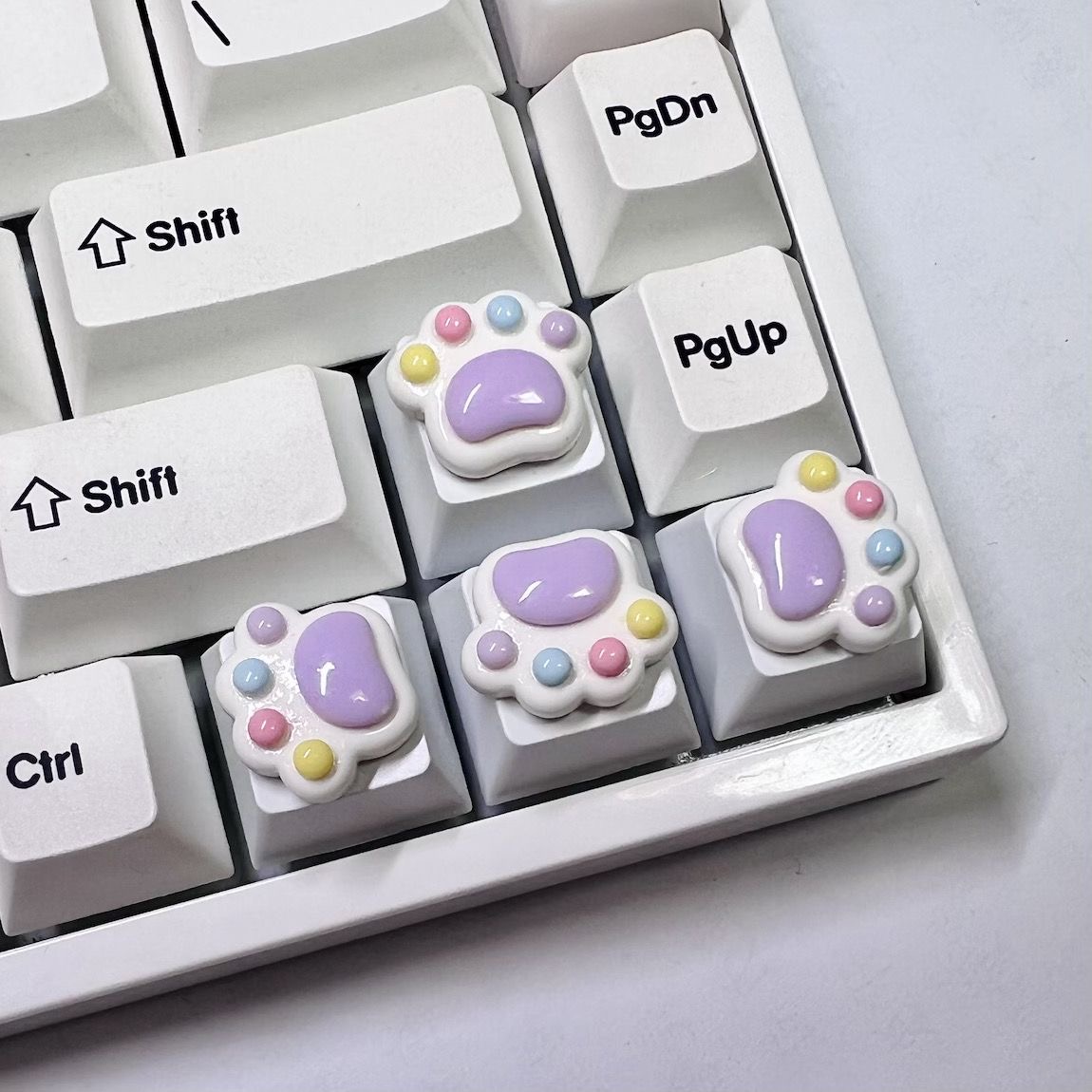 4-pack Personalized Cute Keycaps Cat Claws Directional Keys for Cross ...