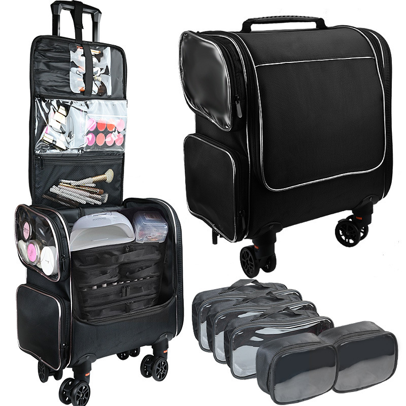 Spot #Beauty Salon Trolley Makeup Box Professional Follow-up Makeup ...