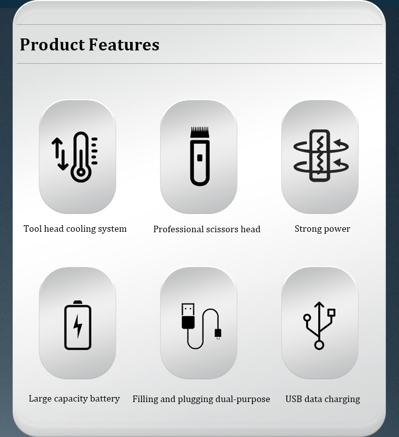 Original Madeshow M10+ M11 Hair Clipper Male Professional Hair Clipper ...