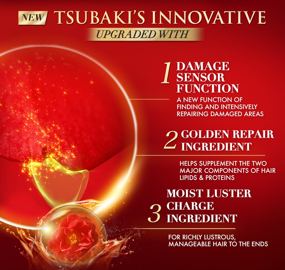 TSUBAKI Premium Moist & Repair Conditioner 490ml/Shampoo 490ml | Shopee ...