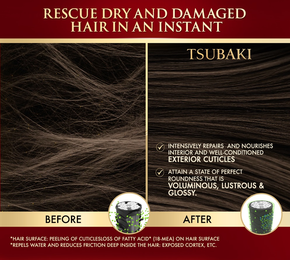 TSUBAKI Premium Moist & Repair Conditioner 490ml/Shampoo 490ml | Shopee ...