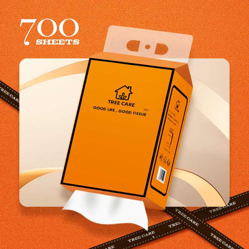 Orange Highend Tissue Oversized Wall-Mounted Tissue Paper Large/Medium ...