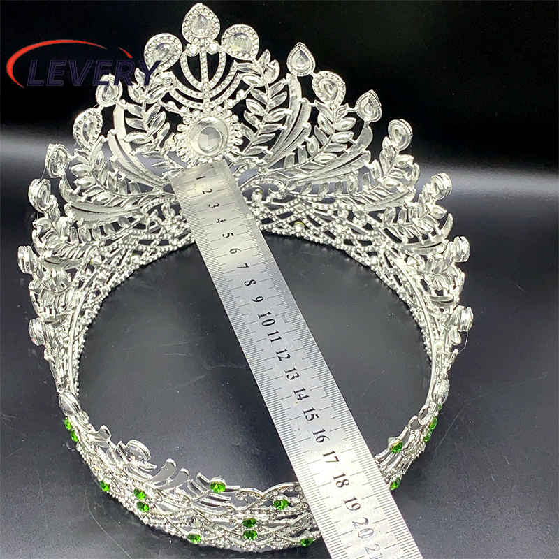 Levery Royal Queen Super Big Tiaras Women Jewelry Bridal Crowns Pageant ...
