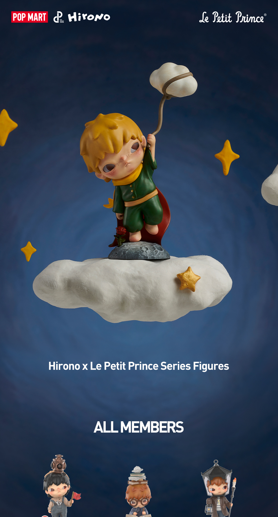 POP MART Hirono×Le Petit Prince Series Figures（Whole set） | Shopee ...