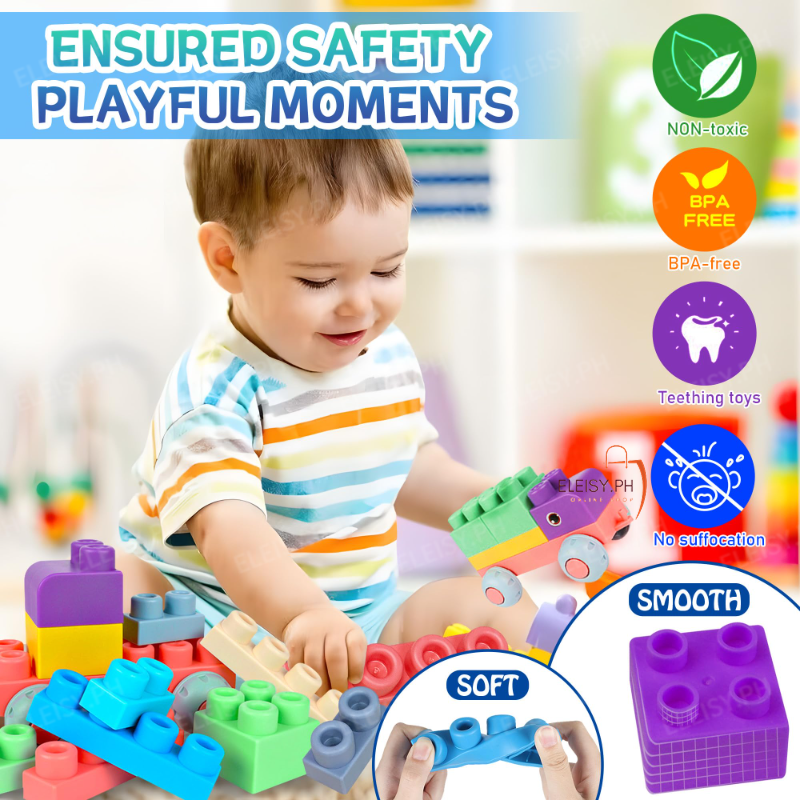 100Pcs Baby Building Blocks Kids Preschool Toys Educational ...