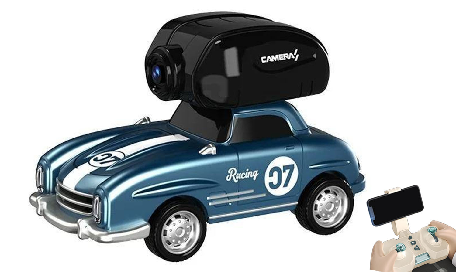 RC Mini Racing Car Drift Camera Real Time Transmission Camera 2.4G ...