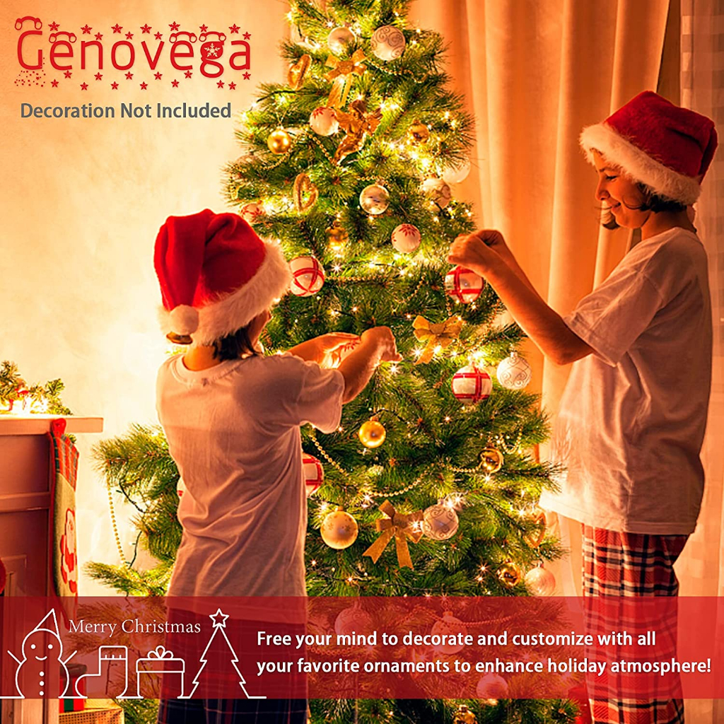 Slim Christmas Tree 4FT/5FT/6FT/7FT/8FT Xmas Tree Fast Assemble ...