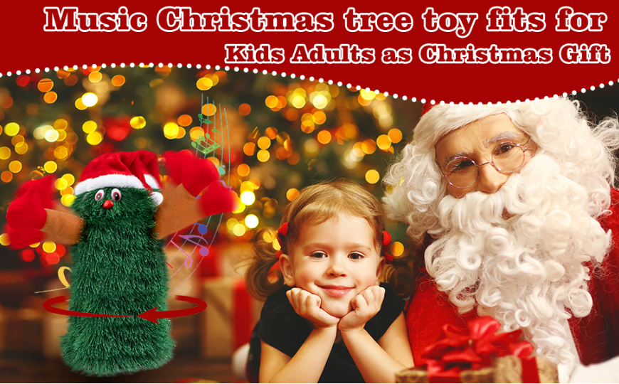 Singing Dancing Christmas Tree,Musical Rotating Animated Christmas ...