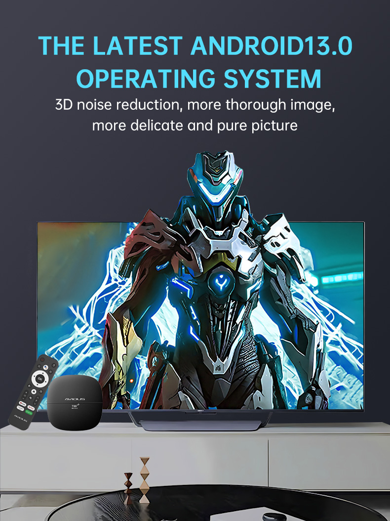 AVIDUS T99 Max 8K ATV Android TV Box 16+256G Dual-Band Wi-Fi 2.4Ghz/5G ...