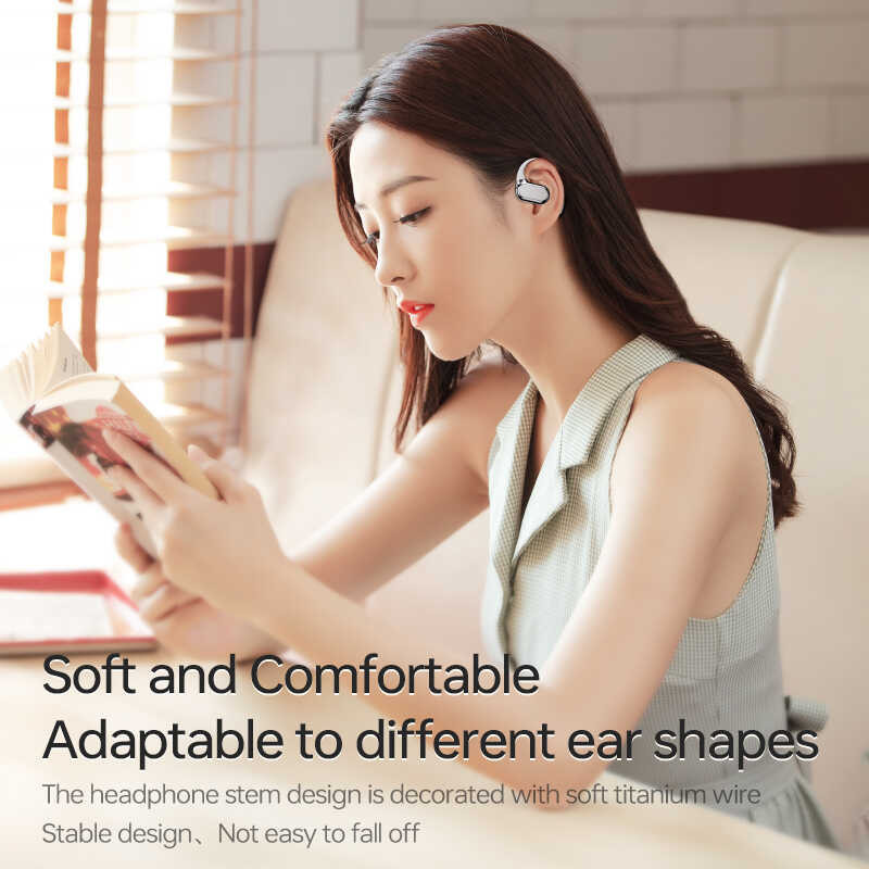 Earphones Bluetooth Wireless Ear-hook High Sound Quality Low Latency ...