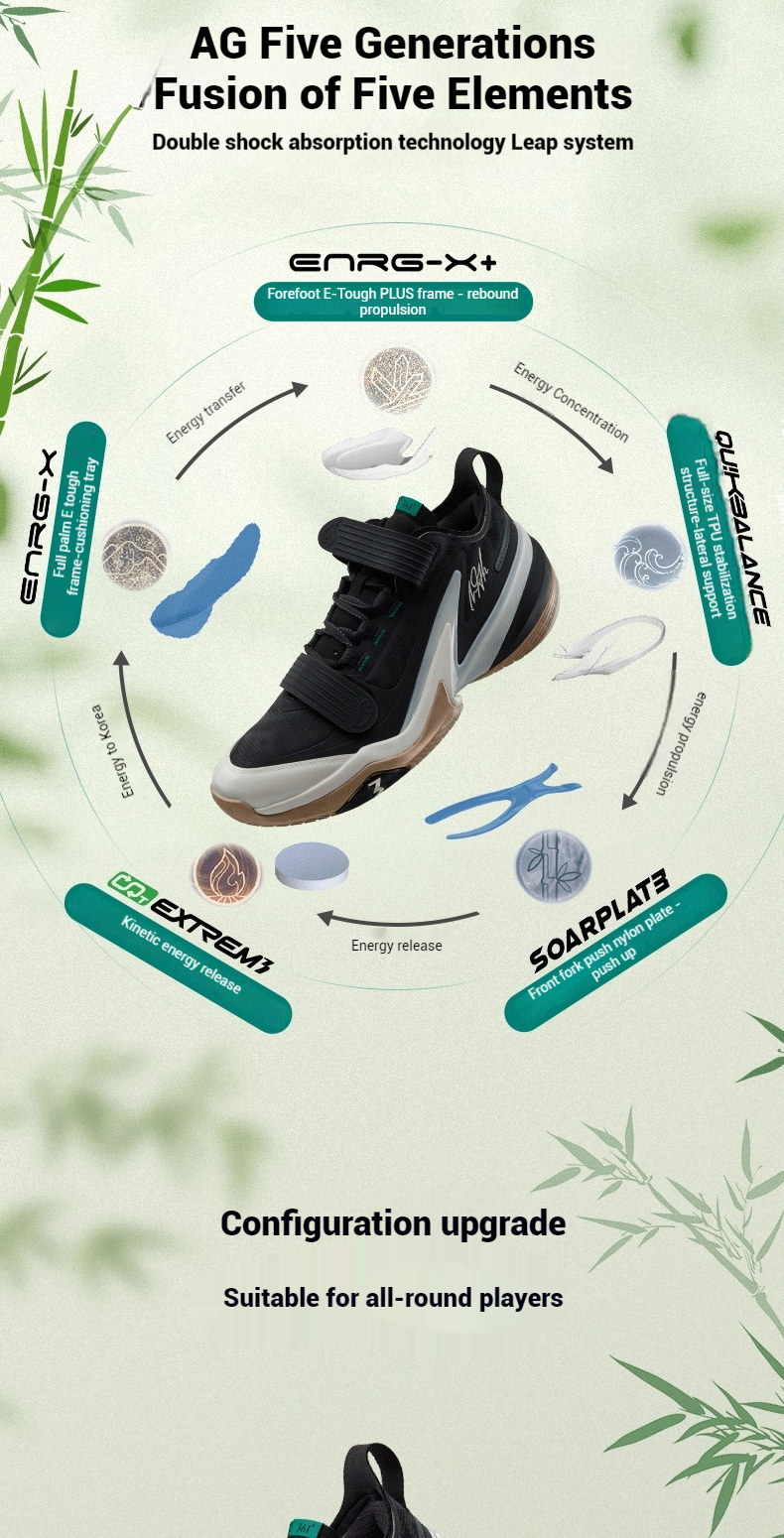 361 Degrees Ag5 Aaron Gordon Signature Men Basketball Shoes ...