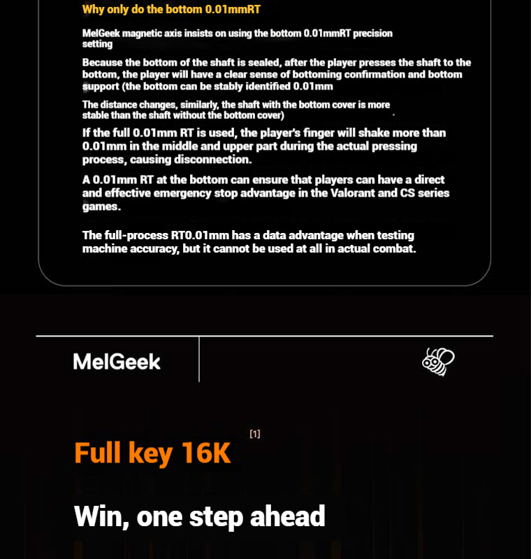 MelGeek MADE84 PRO Magnetic Axis Keyboard RT Magneto Axis 84 key ...