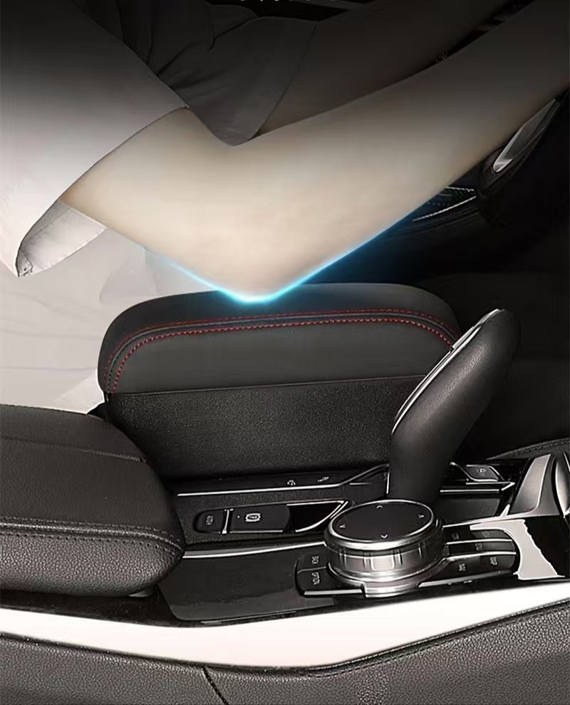 Car Elbow Support Water Cup Holder Automatic Retractable Storage Box ...