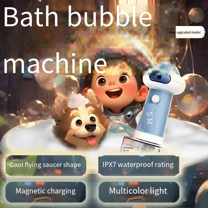Pet Bath Bubble Machine Automatic Bubble Dog Cat Bubble Bath | Shopee Philippines