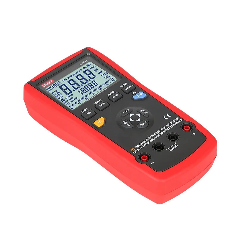 UNI-T UT611 UT612 LCR Digital Bridge Capacitance Meter Multimeter ...