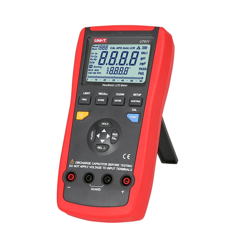 UNI-T UT611 UT612 LCR Digital Bridge Capacitance Meter Multimeter ...