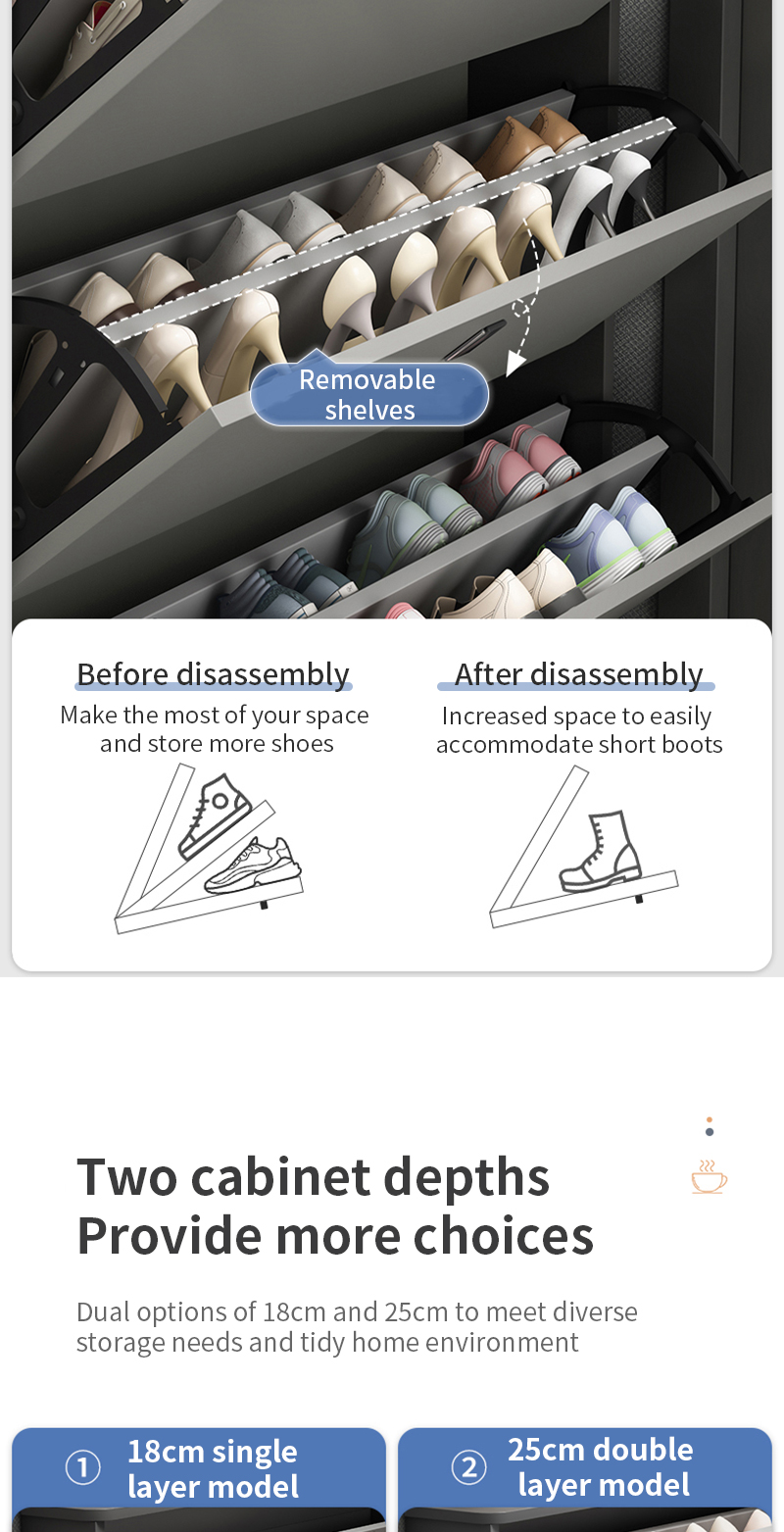 【Hot】Shoe Rack Flip Bucket Shoe Cabinet Wood Flip Shoe Rack Shoe ...