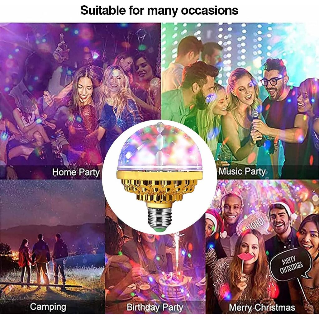 Colorful Rotating Light Bulb KTV Seven Color Flashing Stage Room ...